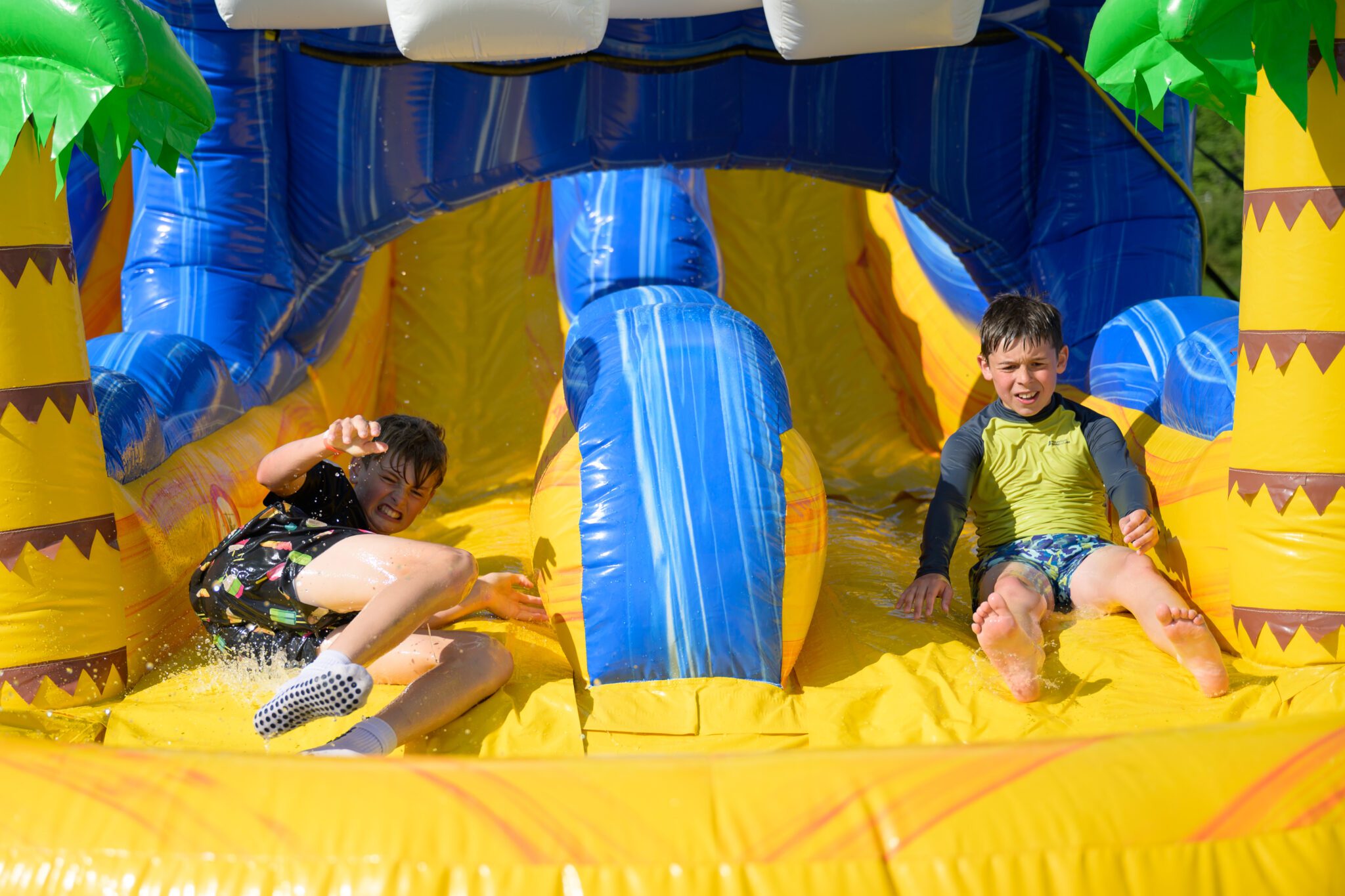 Cornwall Slip and Slide - Giant Inflatable Water Park Newquay